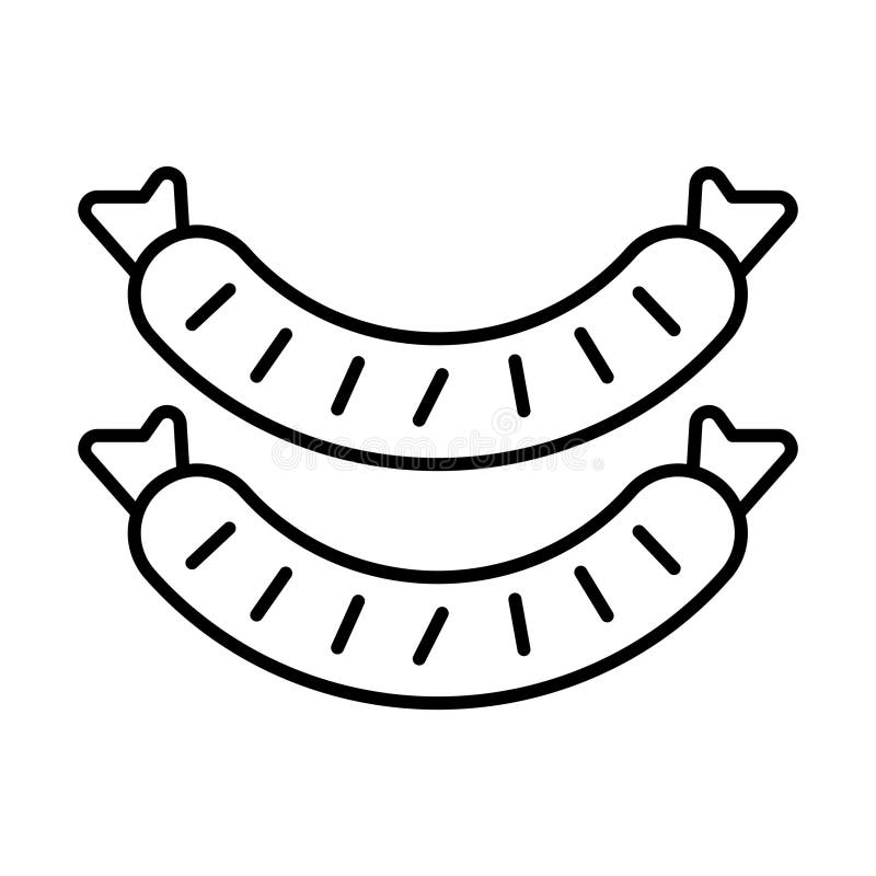Sausage Icon Vector Design Templates Simple and Modern Stock Vector ...
