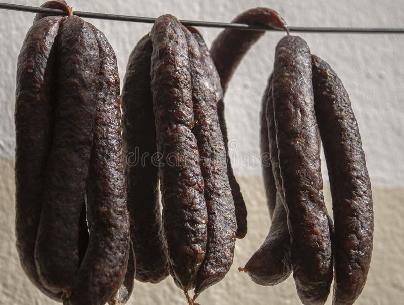 Sausage merguez. stock photo. Image of cooking, closeup - 210601438