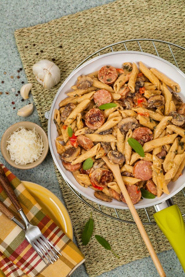 258 Skillet Alfredo Pasta Stock Photos - Free & Royalty-Free Stock ...