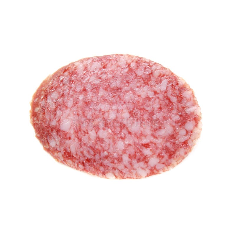 Sausage slice stock image. Image of fresh, topping, slice - 22458303