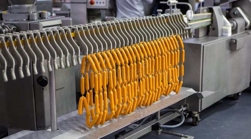 Sausage String Tyer Divider Machine Stock Photo - Image of food ...
