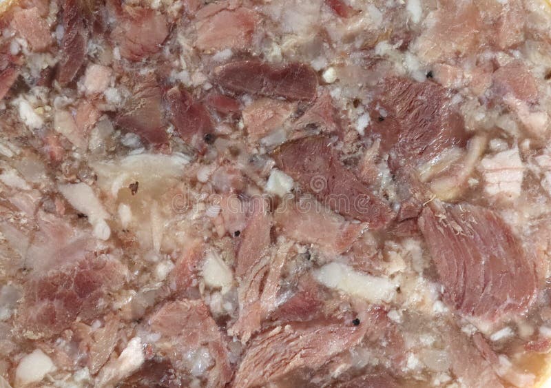 Sausage Texture Made from Small Pieces of Meat Stock Image - Image of ...