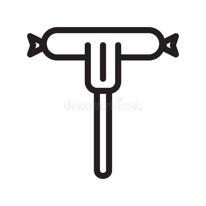 Sausage Thin Line Icon. Meat Vector Illustration Isolated on White ...