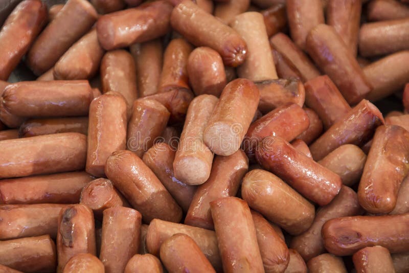 Sausages texture cooked 4 stock image. Image of germany - 160971291