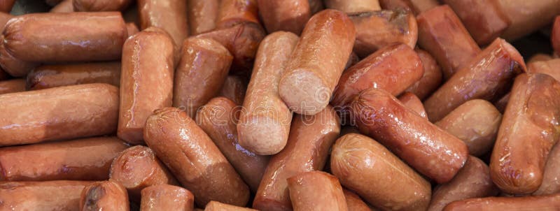 Sausages texture cooked 4 stock image. Image of germany - 160971291