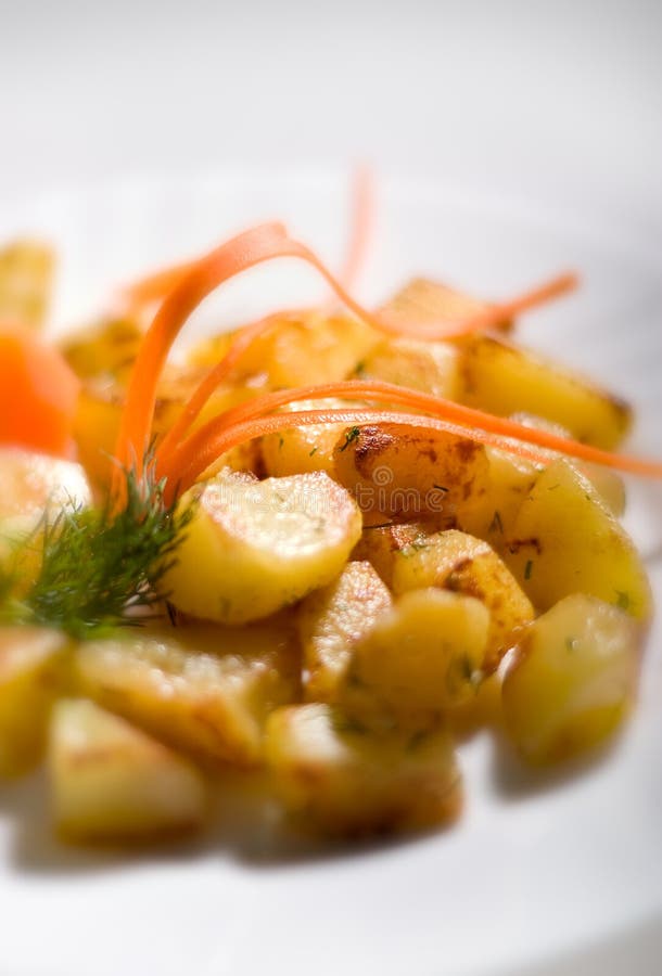 Saute potatoes stock photo. Image of potato, mood, brown - 7924492