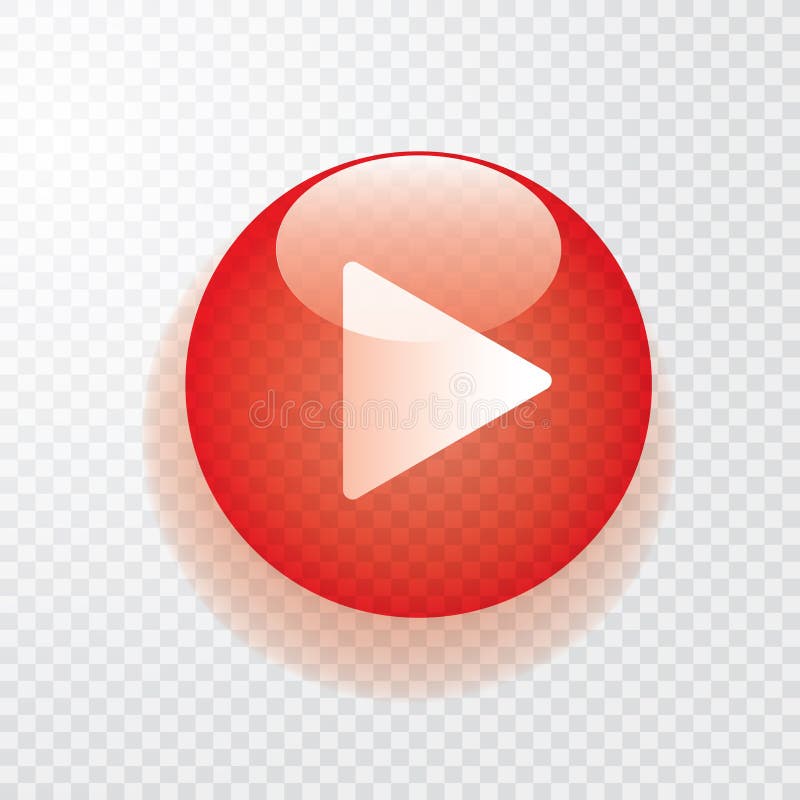 Sautent le bouton rouge illustration de vecteur. Illustration du rond ...