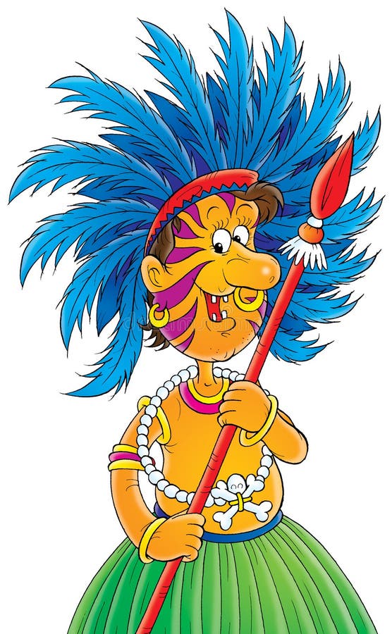 Savage stock illustration. Illustration of animated, graphic - 3016989