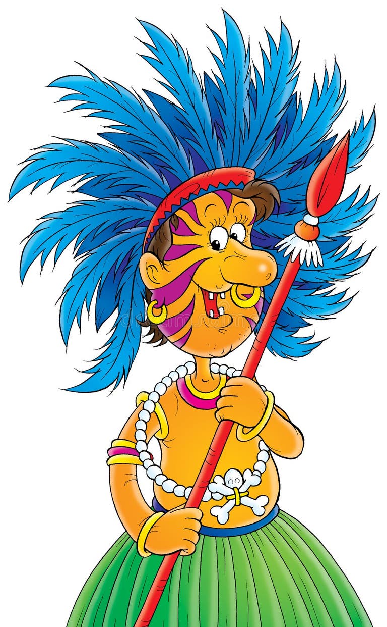 Cartoon Savage Boy Stock Illustrations – 700 Cartoon Savage Boy Stock ...