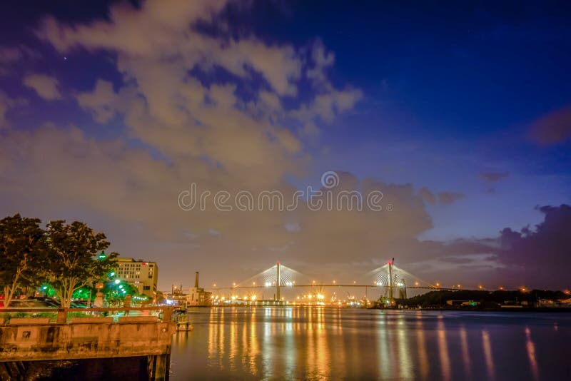 Savannah Georgia Waterfront and Street Scenes Stock Photo - Image of ...