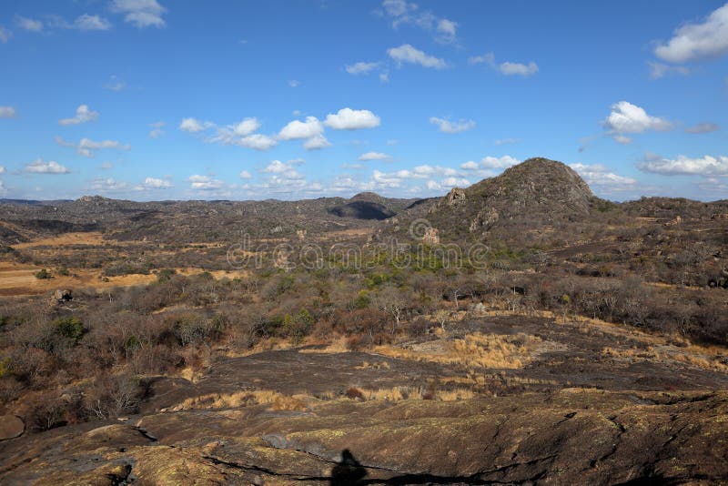 Savannahs and Landscapes in Zimbabwe Stock Image - Image of forest ...
