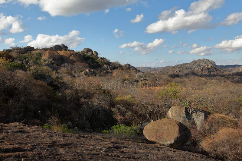 Savannahs and Landscapes in Zimbabwe Stock Photo - Image of savannah ...