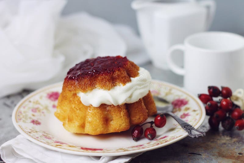 Savarin cake stock photo. Image of dessert, coffee, jelly - 65505064
