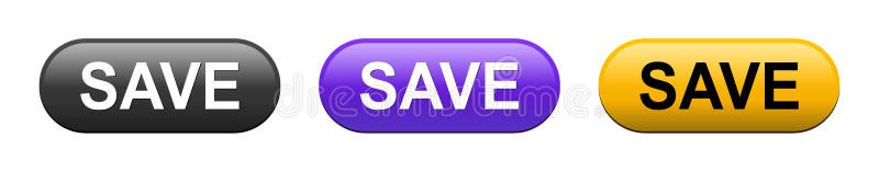 Save button stock vector. Illustration of detail, internet - 177866770