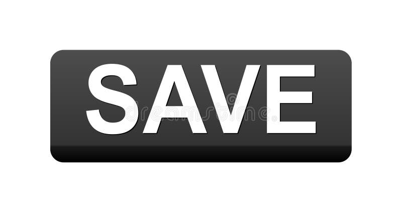 Save button stock vector. Illustration of detail, internet - 177866770