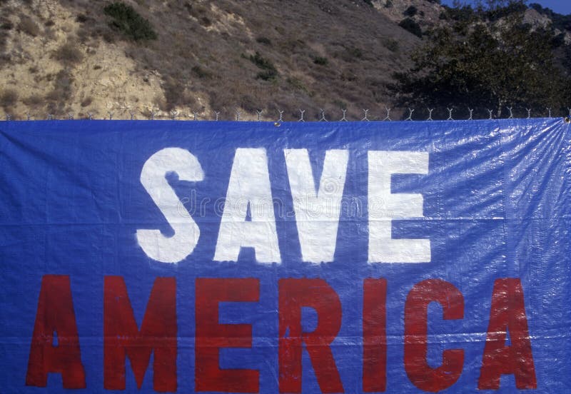 Save America sign stock image. Image of united, north - 26274793