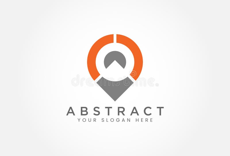 Human Place Location Tag Logo Template Stock Vector - Illustration of ...