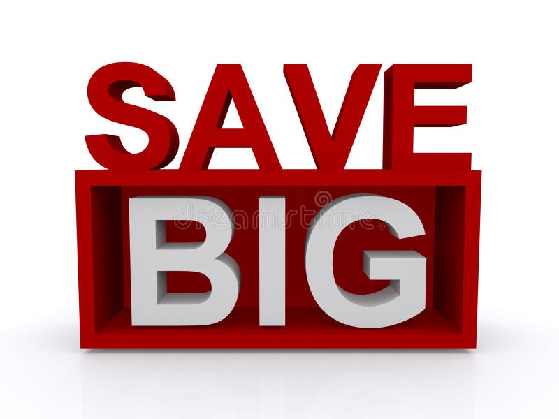 Save big sign stock illustration. Illustration of bright - 38112166