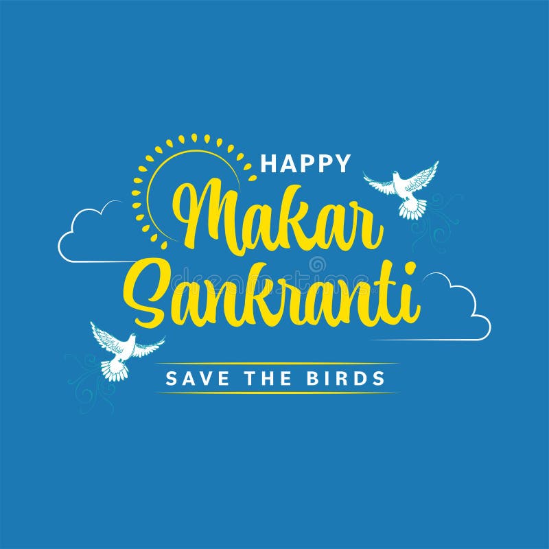 SAVE BIRDS this Makar Sankranti Concept Based Poster Design in Blue ... SAVE BIRDS this Makar Sankranti Concept Based Poster Design in Blue ...