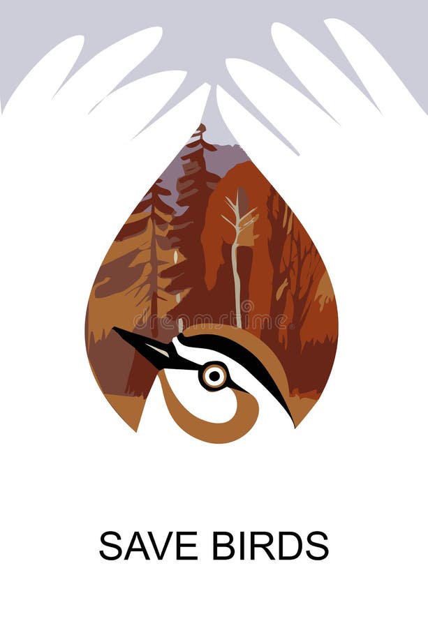 Save birds stock vector. Illustration of painting, green - 39793691