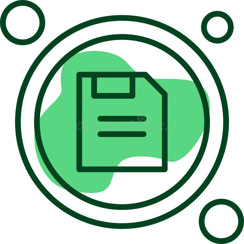 Save Button Outline Vector Icon Stock Vector - Illustration of storage ...