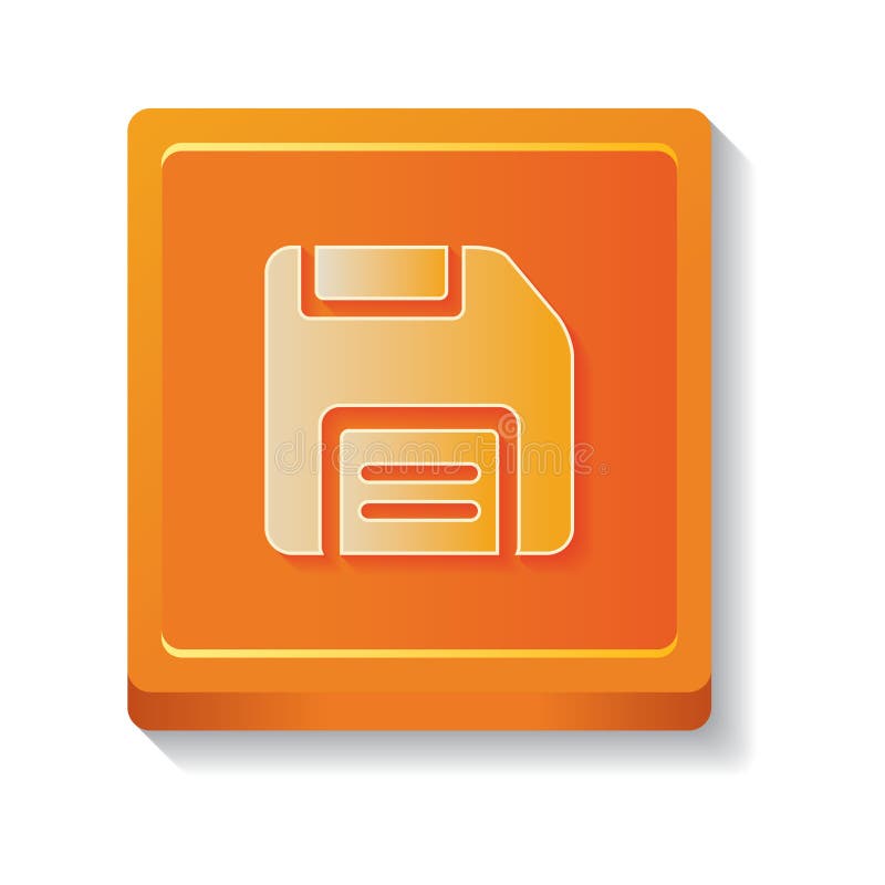 Save button stock illustration. Illustration of instant - 26263755