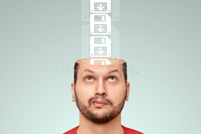 Man's Head Open Brain Stock Photos - Free & Royalty-Free Stock Photos ...