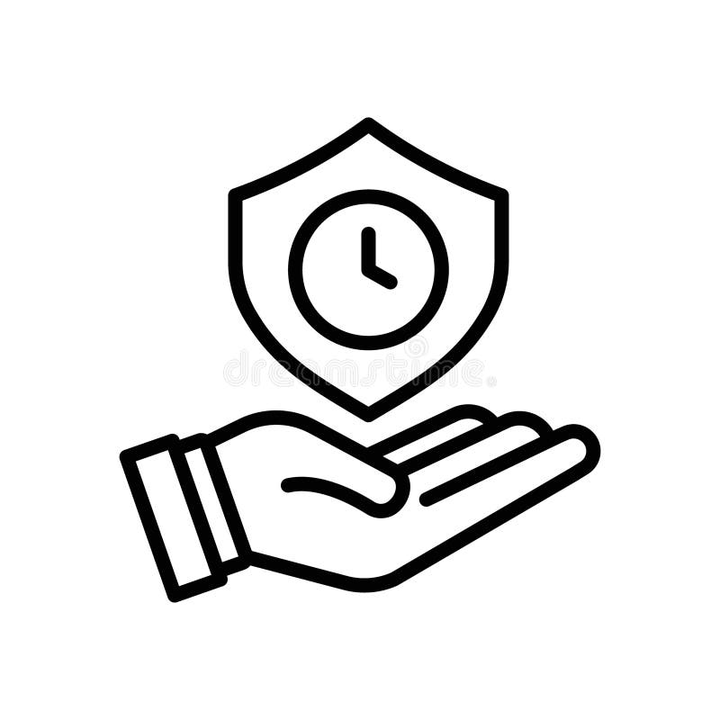 Save or Care Time Icon Set Time Management Illustrations for ...