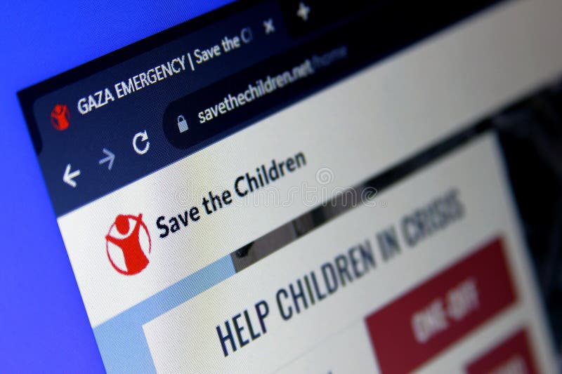 Save the Children Charity Organization Editorial Stock Photo - Image of ...