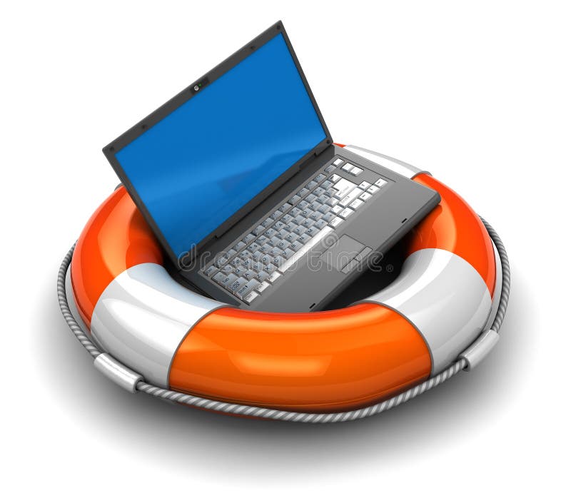 Dead computer stock vector. Illustration of character - 17376192