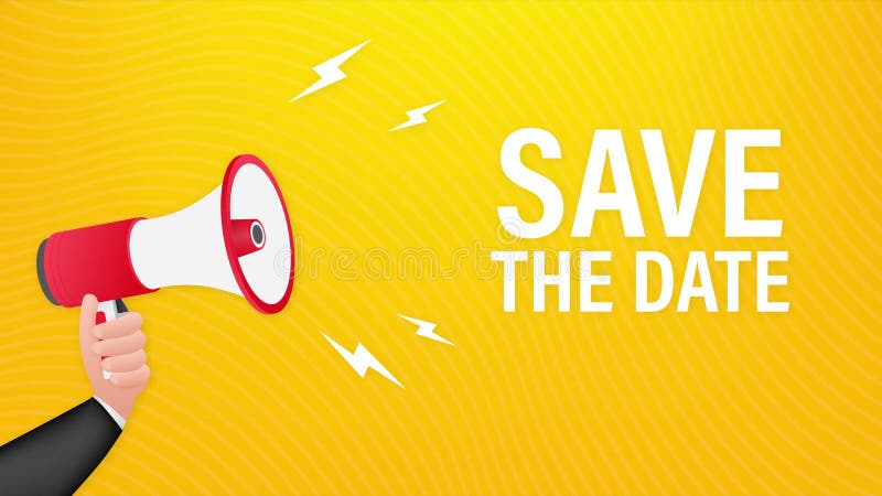 Save the Date on Calendar. Badge, Label. Motion Graphics. Stock Footage ...