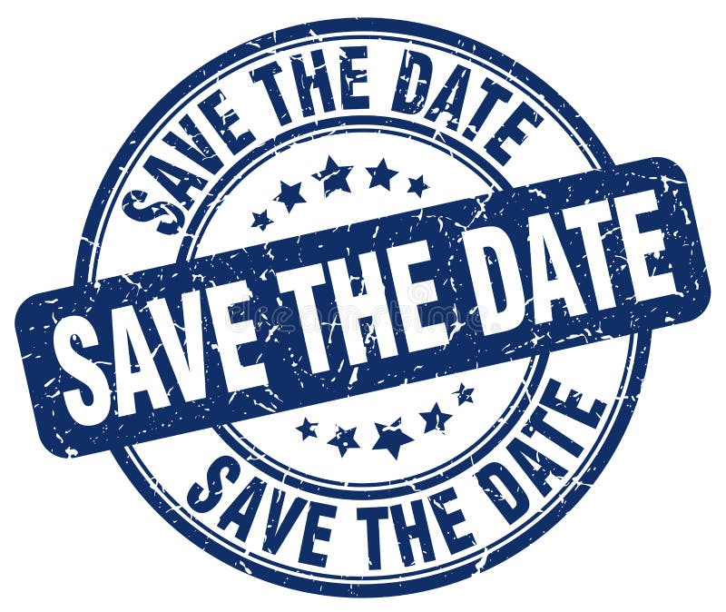 Save The Date Stamp Png