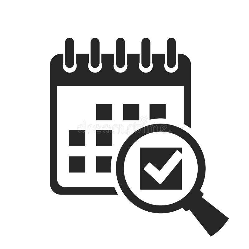 Calendar vector icon stock vector. Illustration of graphics - 34364237