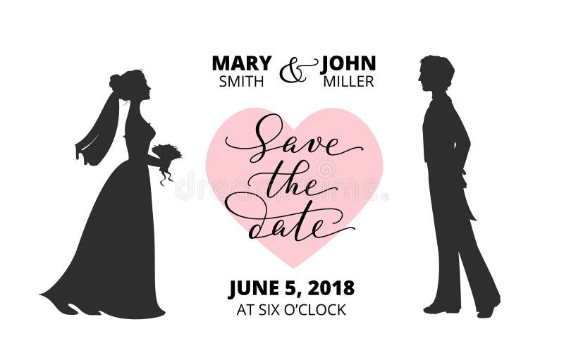 Silhouette Of Bride Stock Vector Illustration Of Wedding 39648495