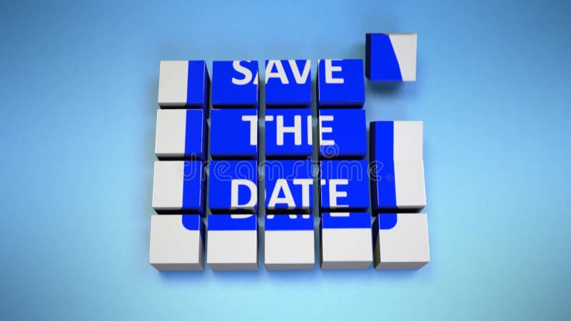 Cube Assembly and Disassembly. 3D Rendering. Stock Video - Video of blue, assembly: 236532927