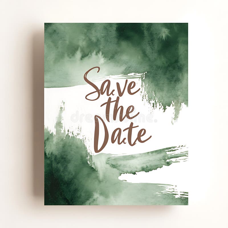 Save The Date Word Art