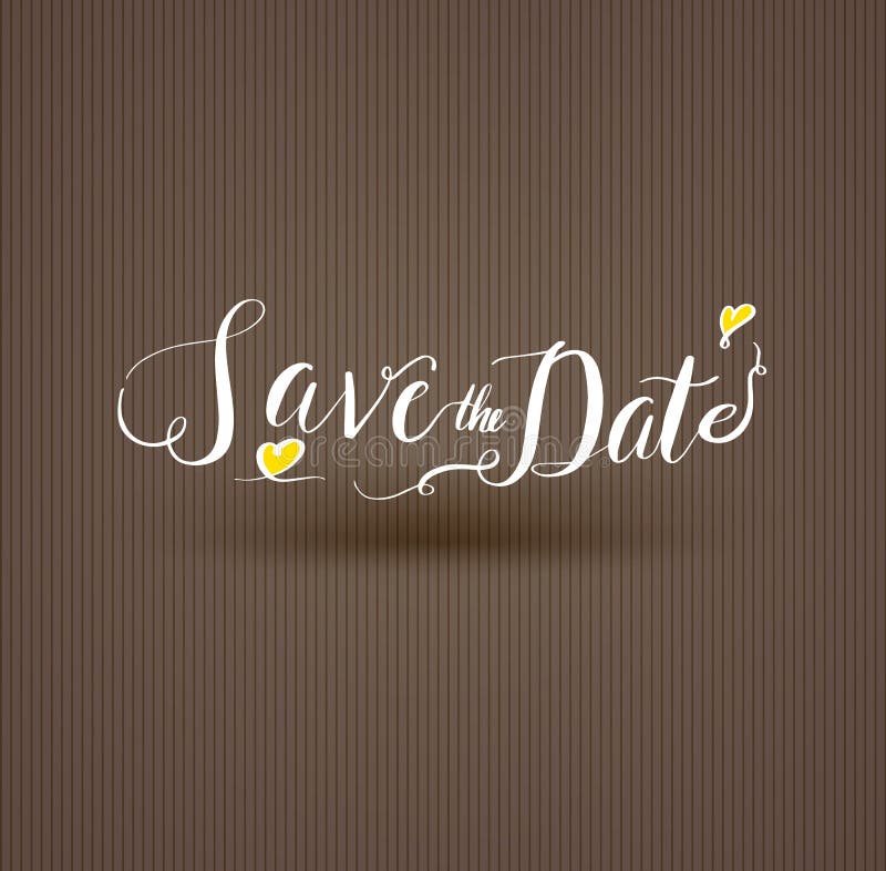 Save The Date Ink Hand Lettering. Stock Vector - Illustration of brush ... Save The Date Ink Hand Lettering. Stock Vector - Illustration of brush ...