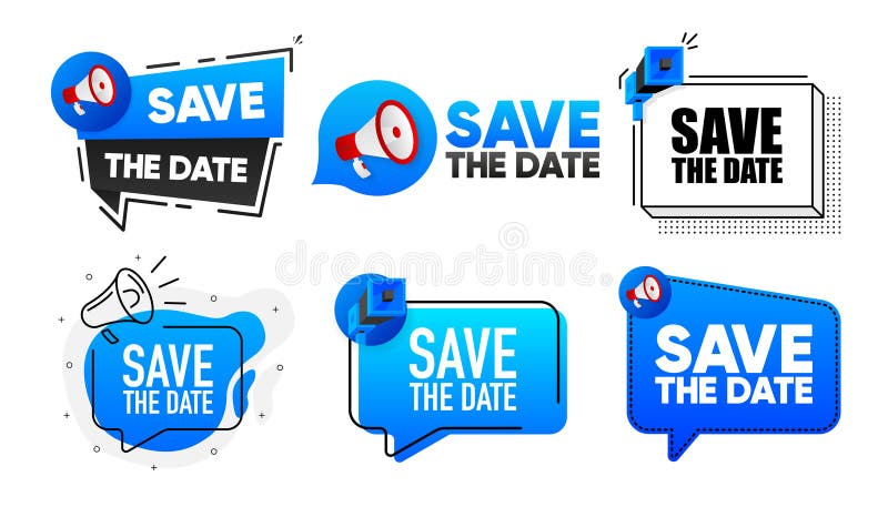 Save the Date. Dont Miss the Event. Calendar Banner. Reminder Concept ...