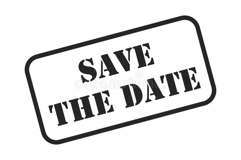 Save the Date Stamp Vector stock vector. Illustration of sign - 315612191