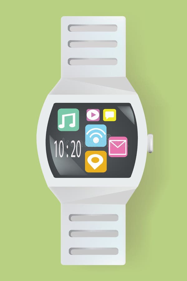 Save Download Preview PrintVector - Smart Watch Concept with Simple ...