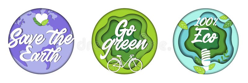 Save the Earth, Save Ecology, Go Green Concept. Environment ...
