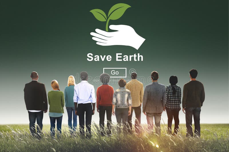 Save Earth Environmental Conservation Global Concept Stock Photo ...