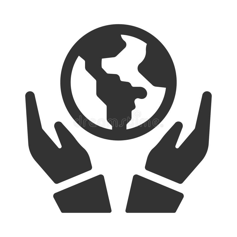 Save earth Icon stock illustration. Illustration of environment - 305815002