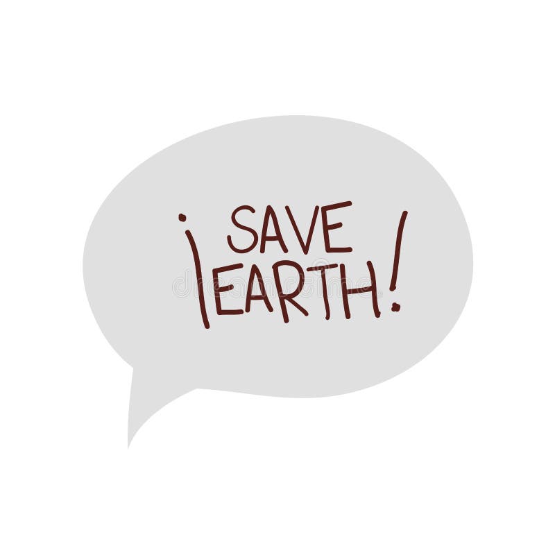 Earth Day Label with a Planet Stock Vector - Illustration of ecology ...