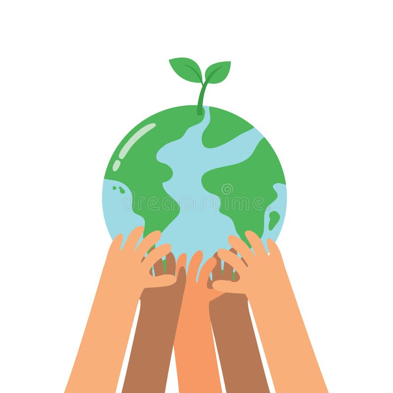 Save the Earth, People Can Save the World, Sign of Hands Holding the ...