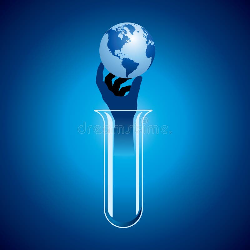Save earth with science stock vector. Illustration of biology - 28523667