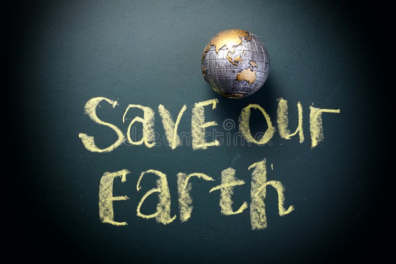 Save the Earth Start from Education Stock Image - Image of conscious ...
