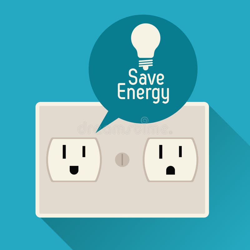 Save Energy design stock vector. Illustration of icon - 61000464