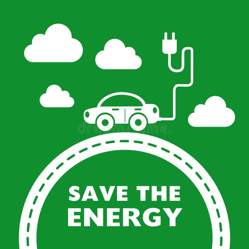 Save energy. stock vector. Illustration of graph, energetic - 33343231