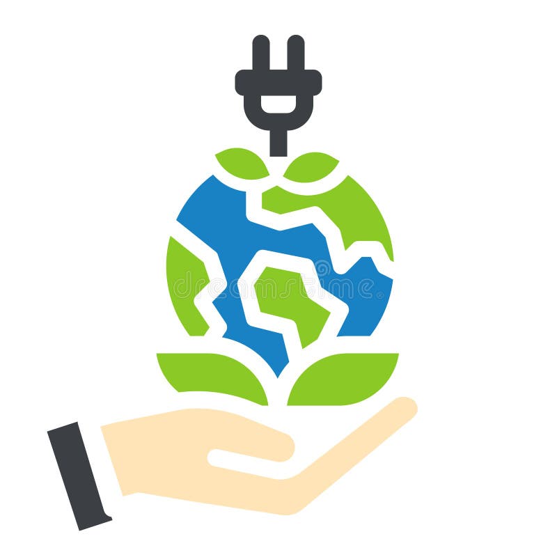 Save Energy Icon Vector Sign Symbol Graphic Illustration Stock Vector ...